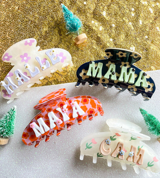 Custom claw clip – Washington’s Wildflowers